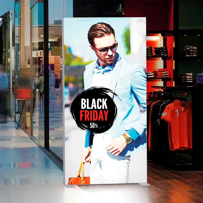 Roll-Up LED con luz interior – Backlit portátil | Ecotex – ecotex digital